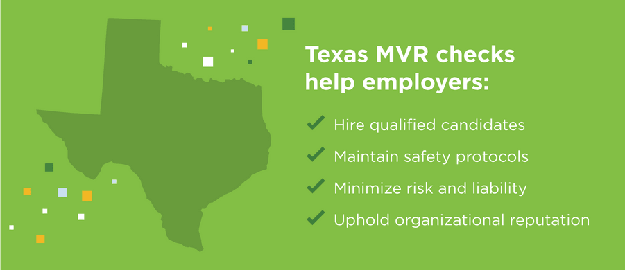 Texas MVR Report & Driving Record Checks for Employers | GoodHire